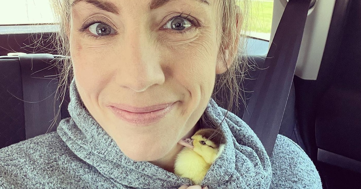A Woman Rescues a Baby Duck From Her Clutch and Raises Her as a ...