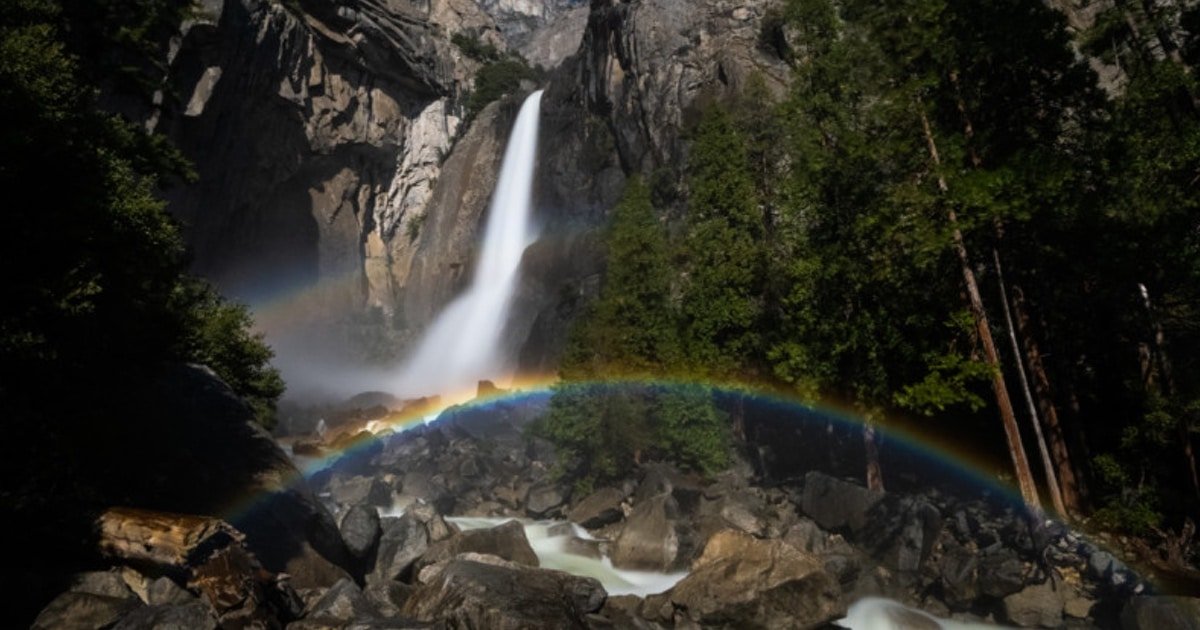 Photographer Captures Colorful “Moonbows” That Occur at Waterfalls in ...
