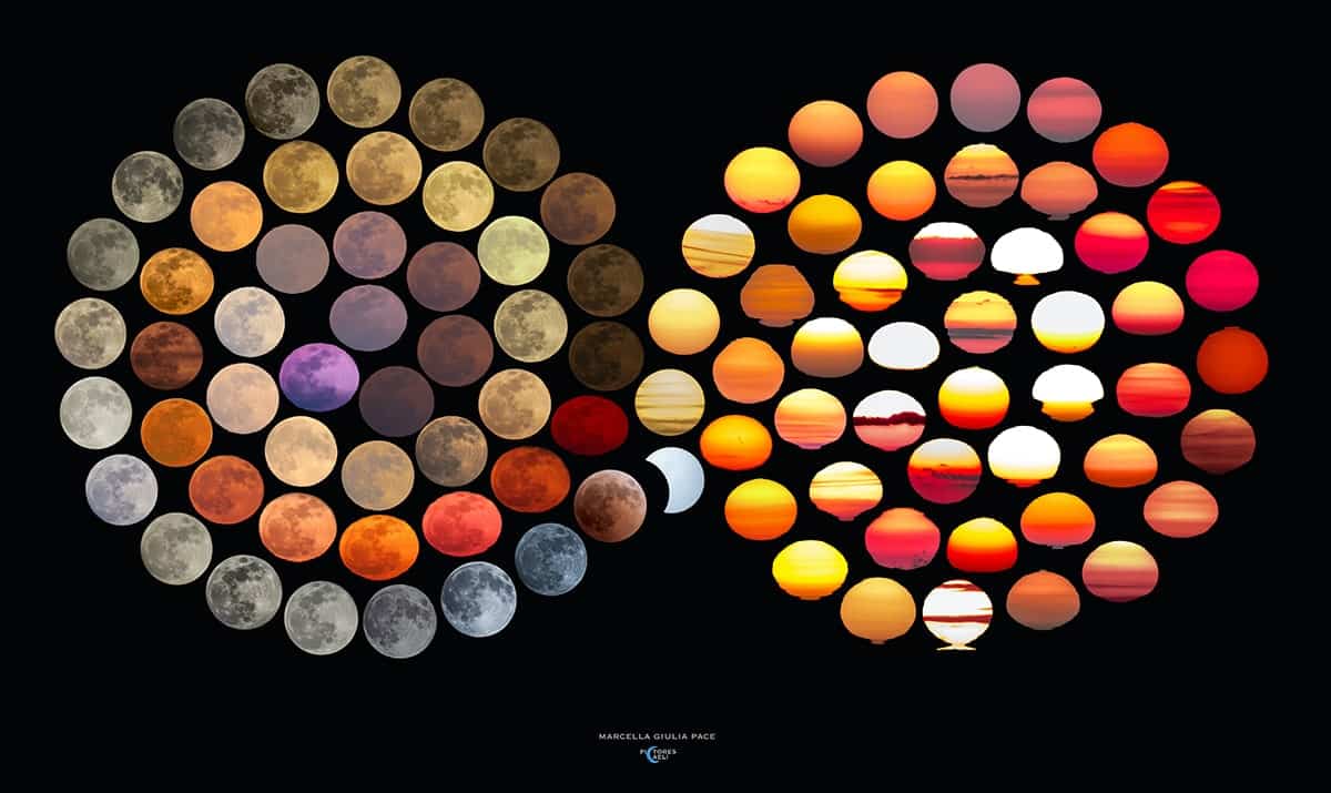 49 Photos of the Sun Arranged to Display Its Impressive Range of Warm ...