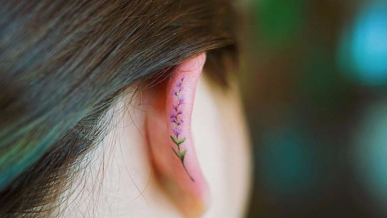 The Helix Tattoo Trend Has People Inking Delicate Images Along the ...