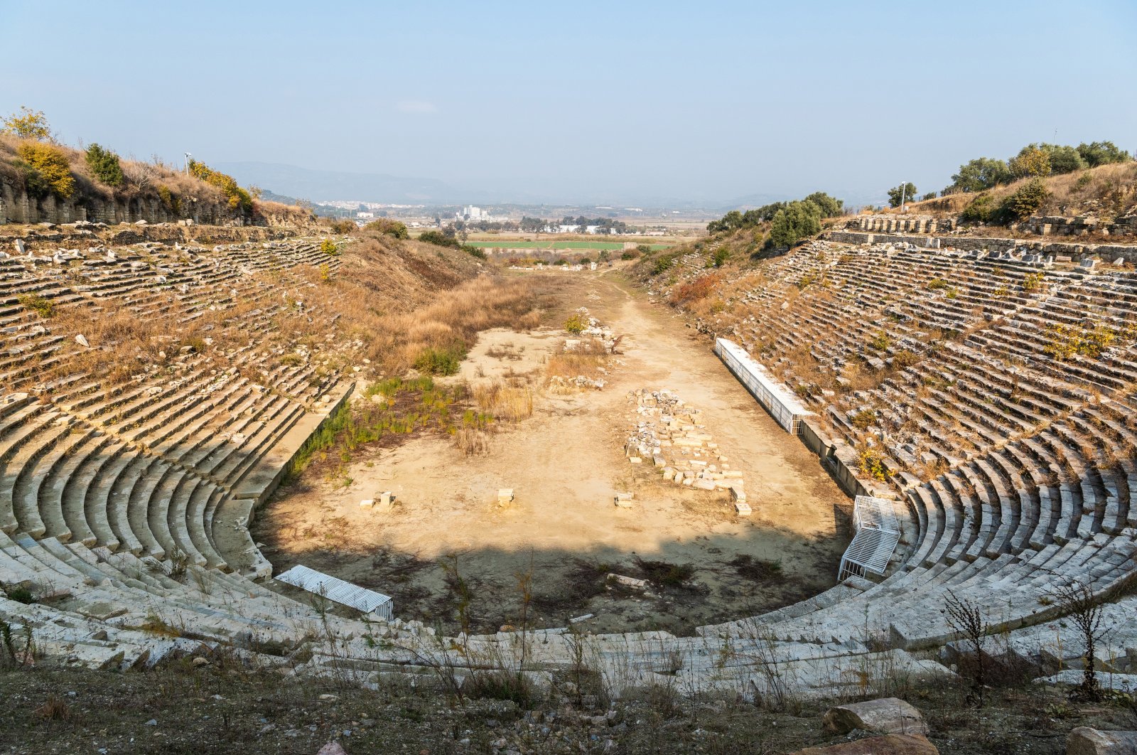 An Incredible Before and After Excavation of an Ancient Greek Stadium ...