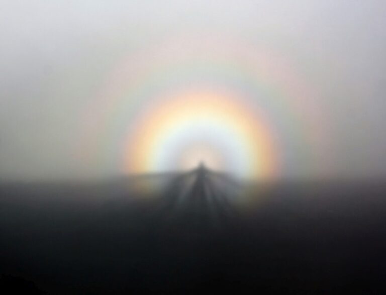 When Your Shadow Is Cast Upon A Cloud In Opposition To A Powerful Light ...