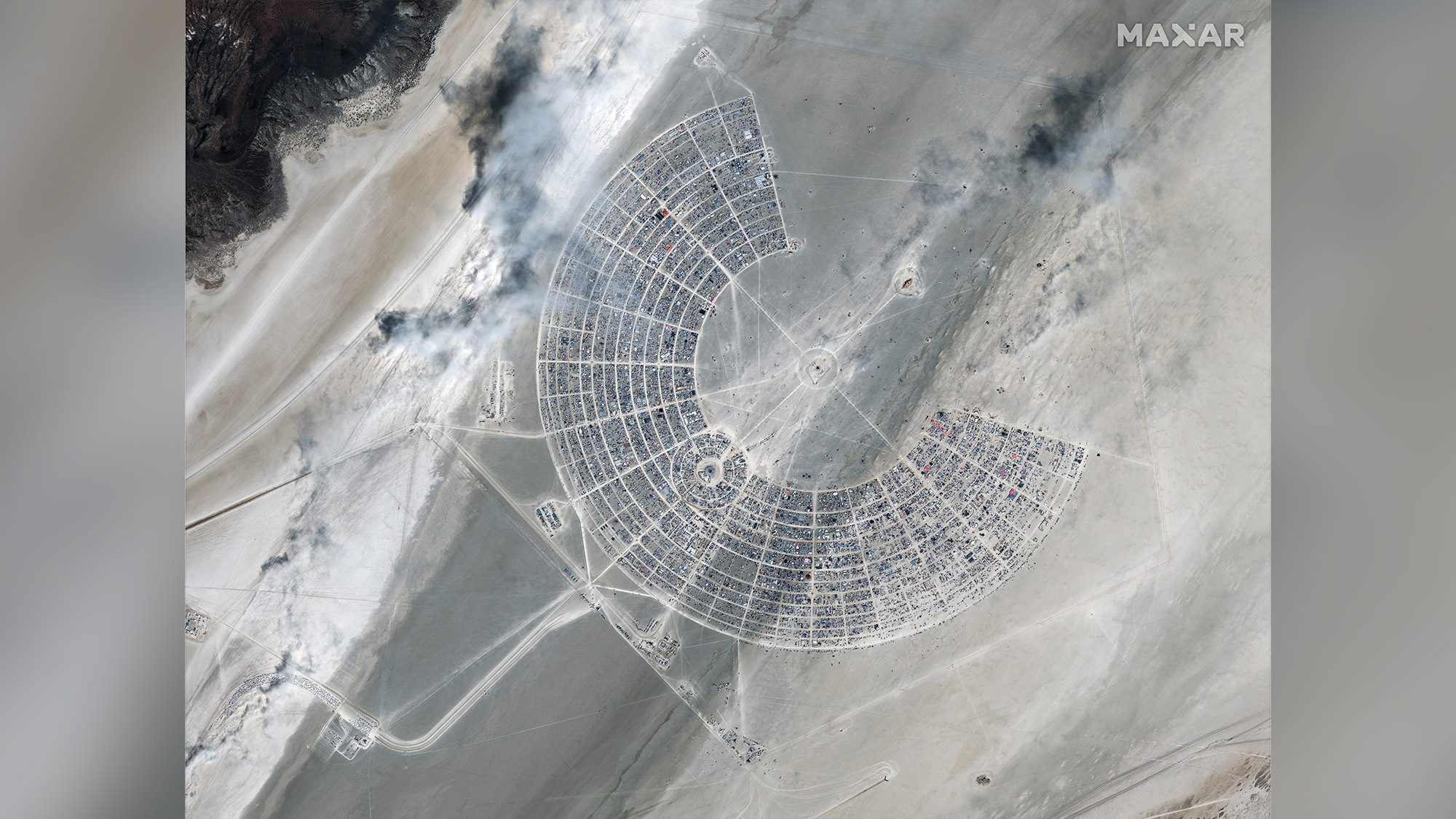 Burning Man from Above: A Cosmic View of the Desert’s Extravaganza ...