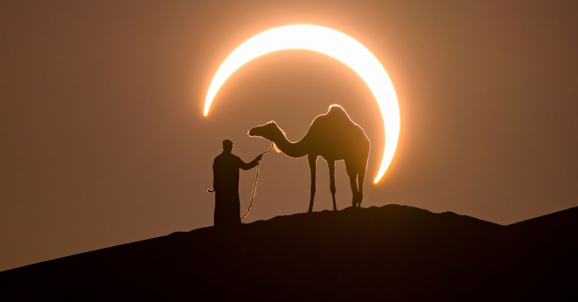 Capturing the Beauty of a Partial Solar Eclipse: A Camel’s-Eye View ...