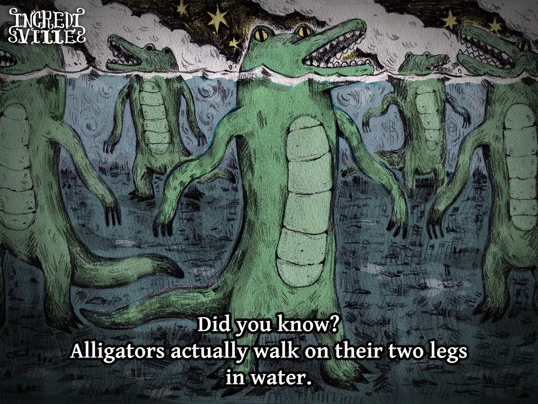 Did You Know? Alligators Actually Walk On Their Two Legs In Water ...