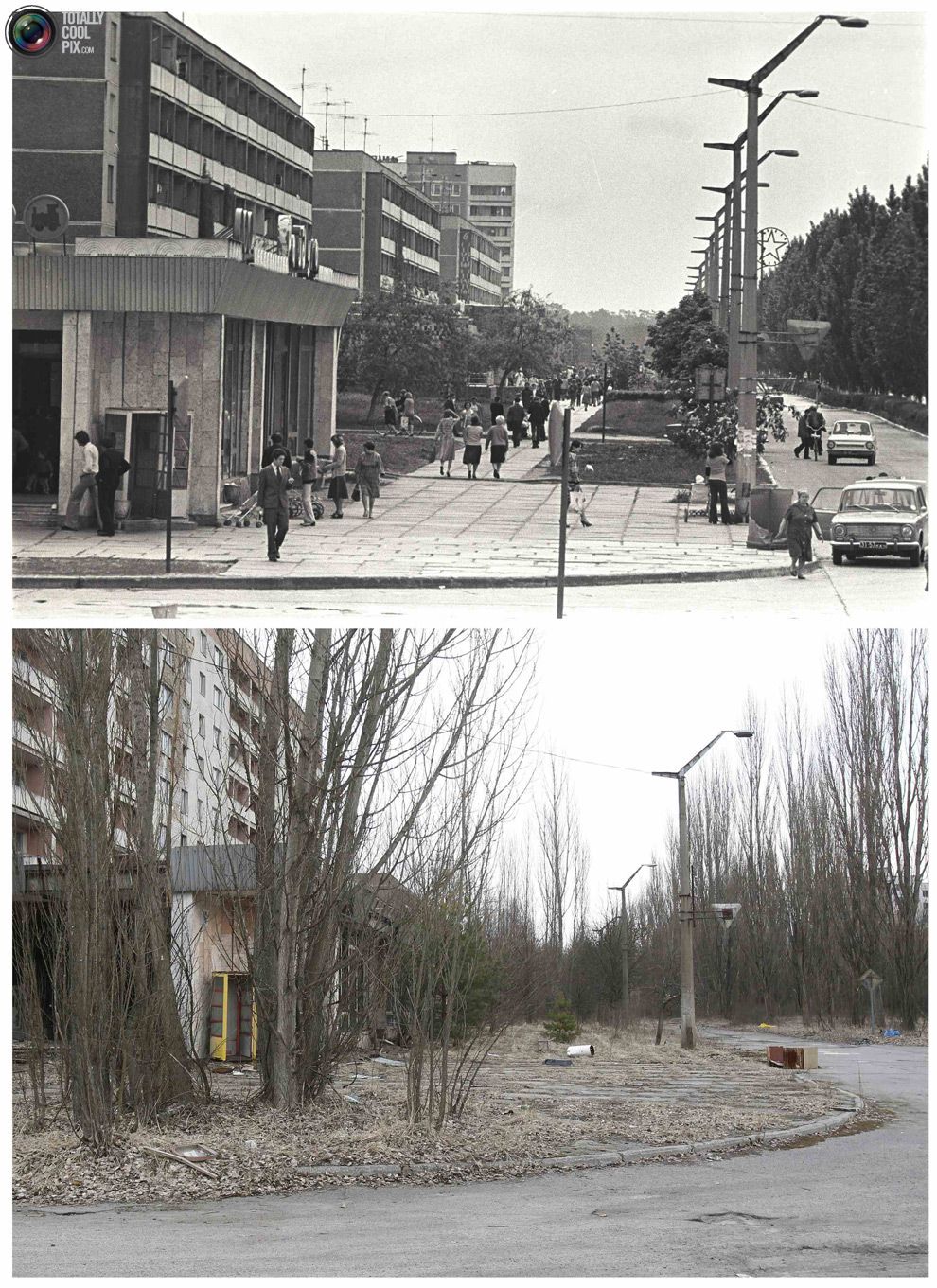 Haunting Before and After Pictures Unveil the True Impact of Chernobyl ...