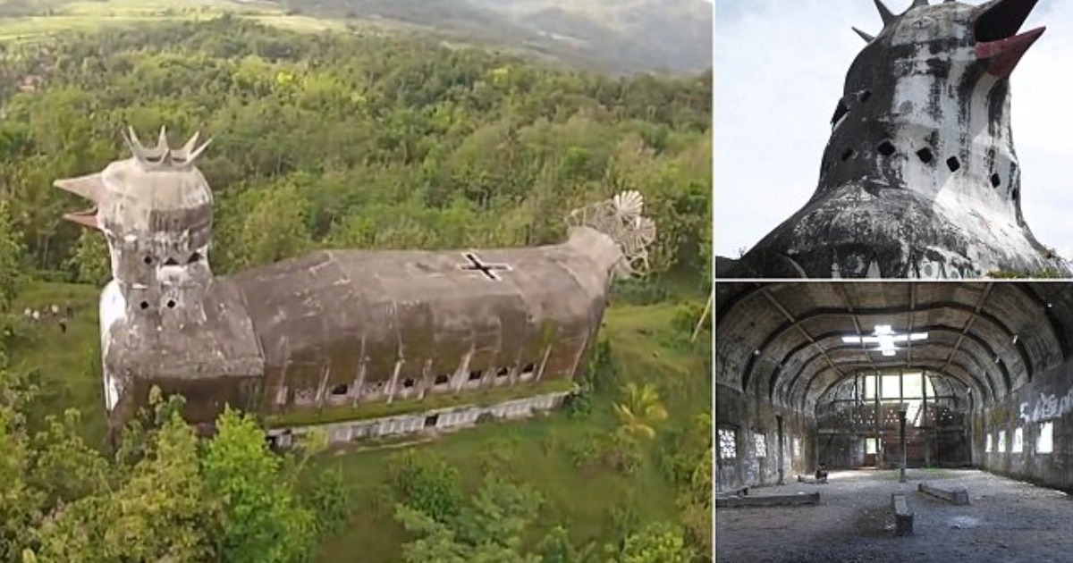 Incredible Images Of The Mysterious Abandoned ‘Chicken Church’ Built In ...
