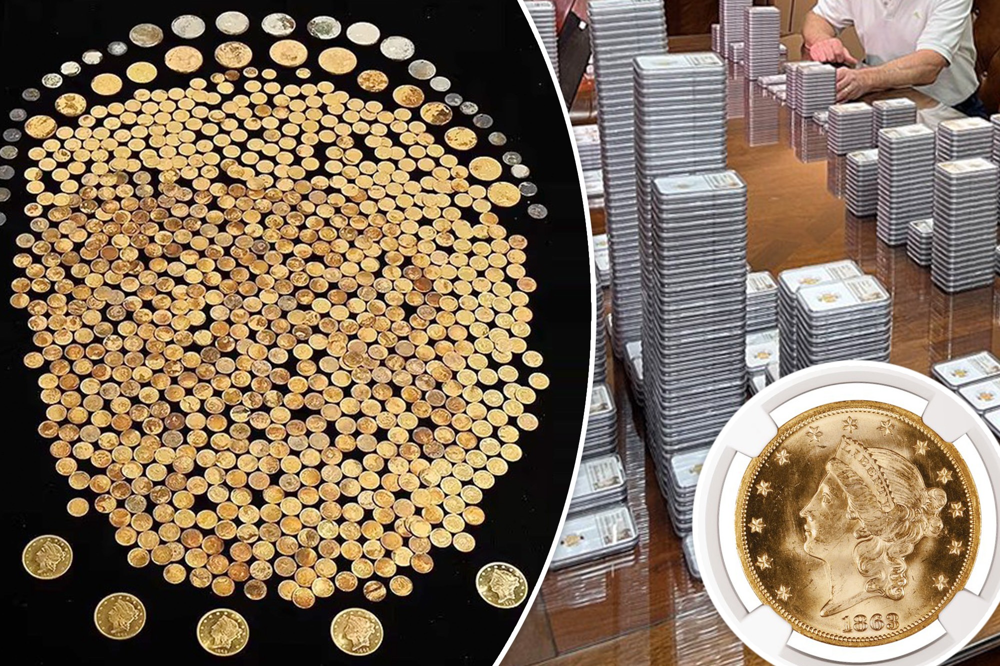 Kentucky Man Discovers the Great Kentucky Hoard: 700 Gold Coins from ...