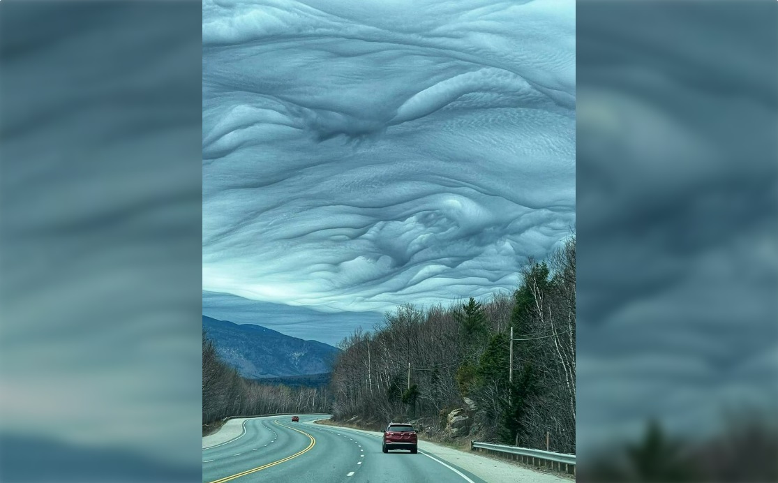 Ominous Asperitas Clouds: A Rare Sight in Gorham, New Hampshire - Hasan ...