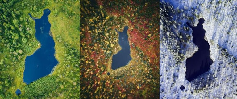 Finland's Mirror: The Uncanny Resemblance of Lake Neitokainen - Hasan Jasim
