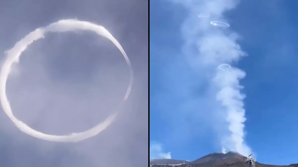 Mount Etna Sends Amazing Volcanic Smoke Rings Billowing Into the Sky to ...