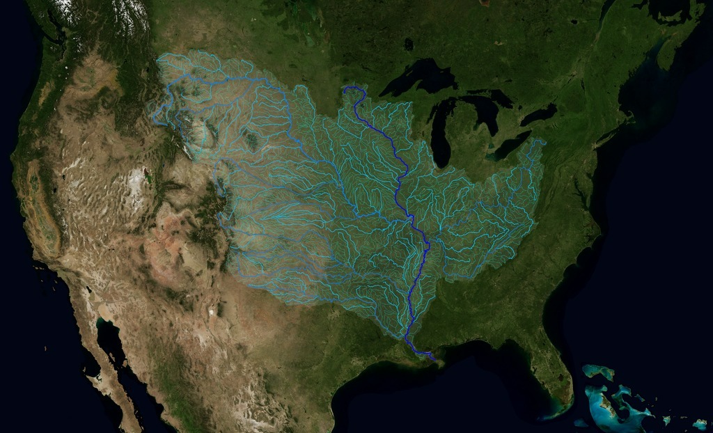 Here’s How Huge the Mississippi River Basin Actually Is - Hasan Jasim