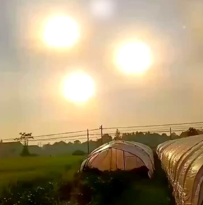 Three Suns" Appear in the Sky of a Chinese City - Hasan Jasim
