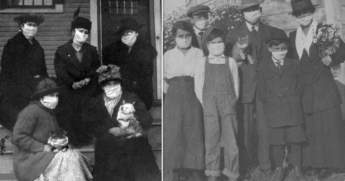 100 Years Ago, Our Pets Wore Masks Too: A Look Back at the 1918 Spanish ...