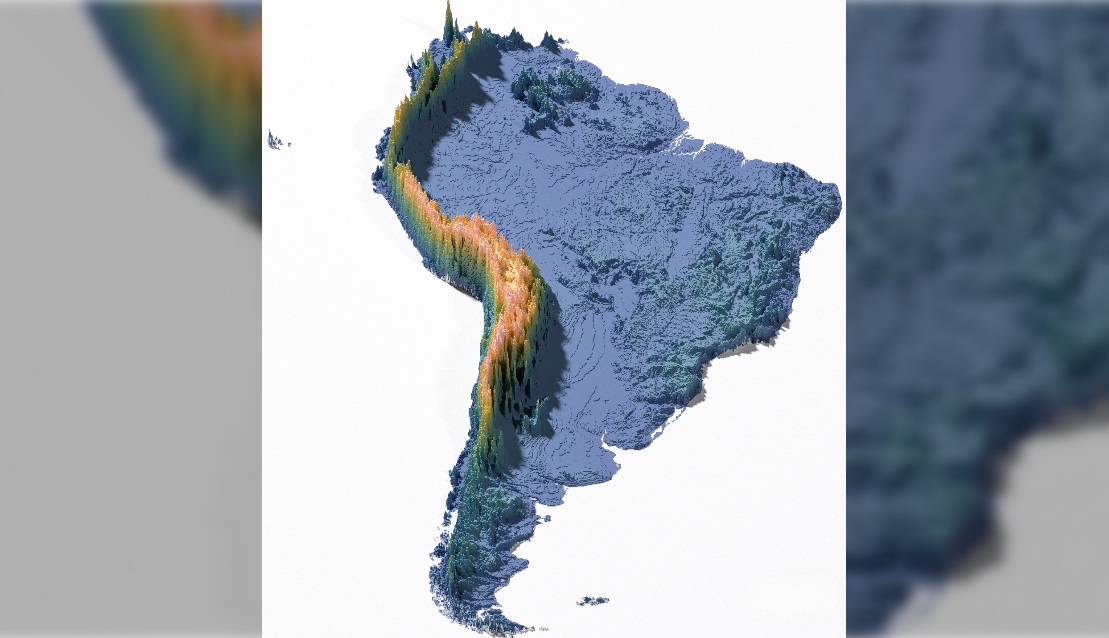 Elevation maps of the world’s continents - Hasan Jasim