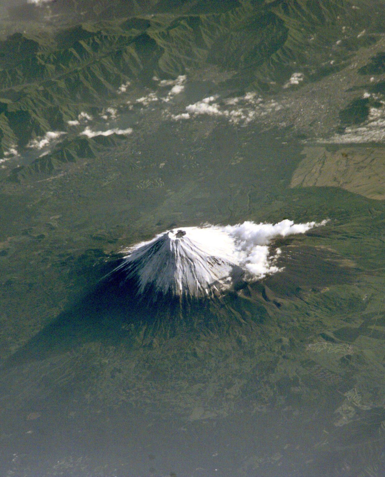 Mount Fuji From Space: A Timeless Giant Seen From Orbit - Hasan Jasim