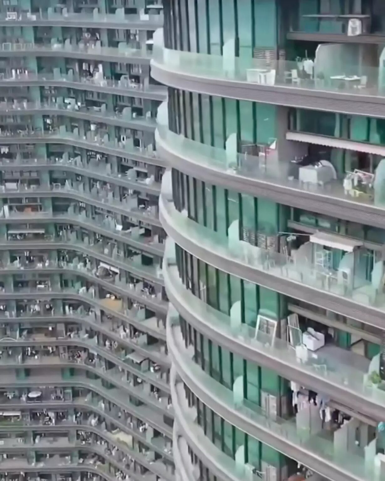 Inside ‘dystopian' apartment block where its 20,000 residents never ...